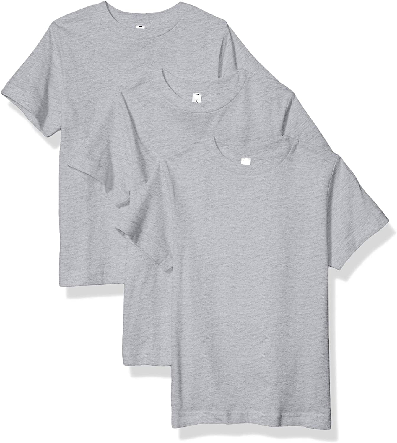 Aquaguard Boys' Heavyweight Combed Ringspun Cotton T-shirt - 3 Pack ...