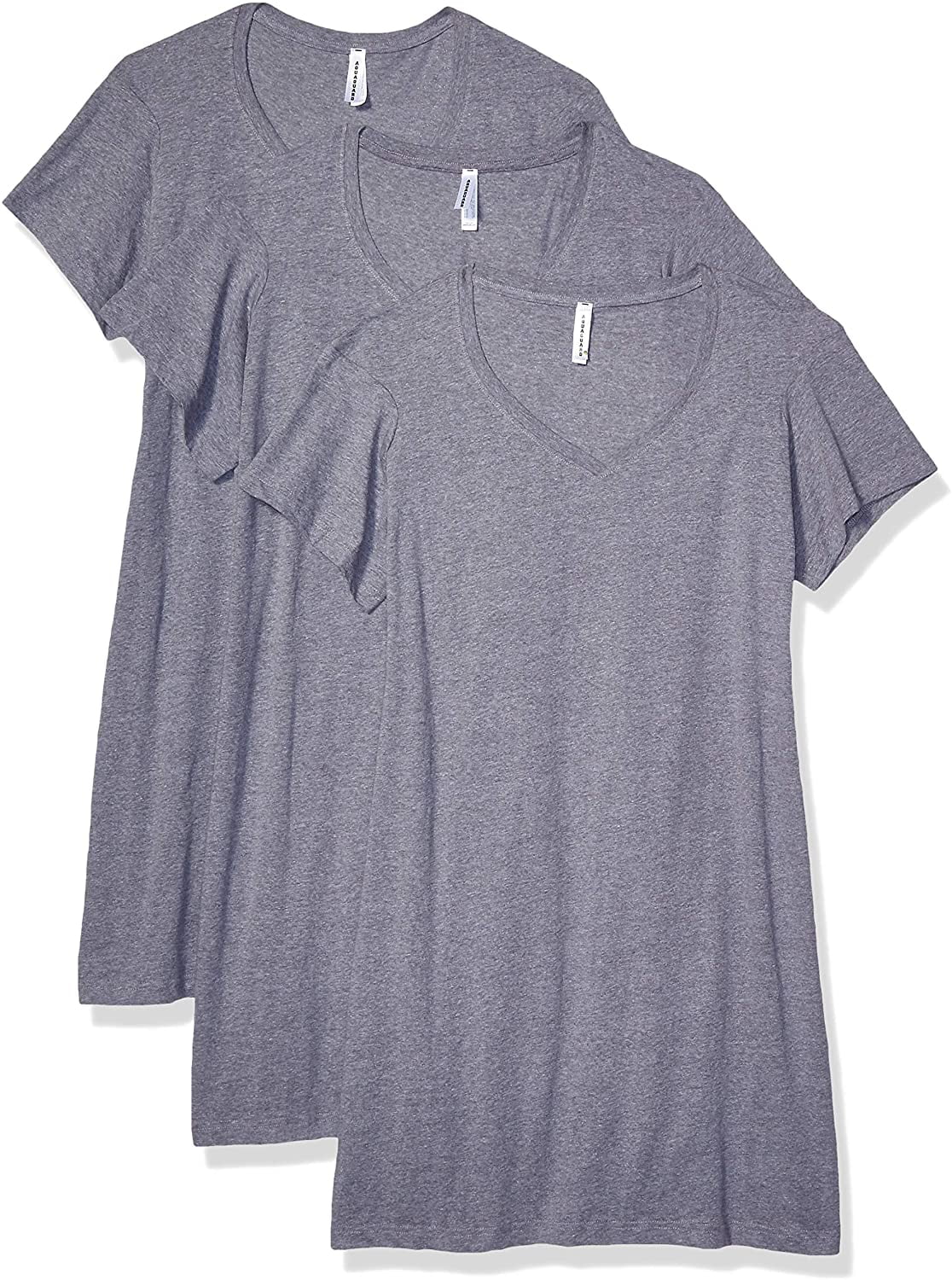 Aquaguard Women's Fine Jersey Crossover V-neck Coverup Dress - 3 Pack ...