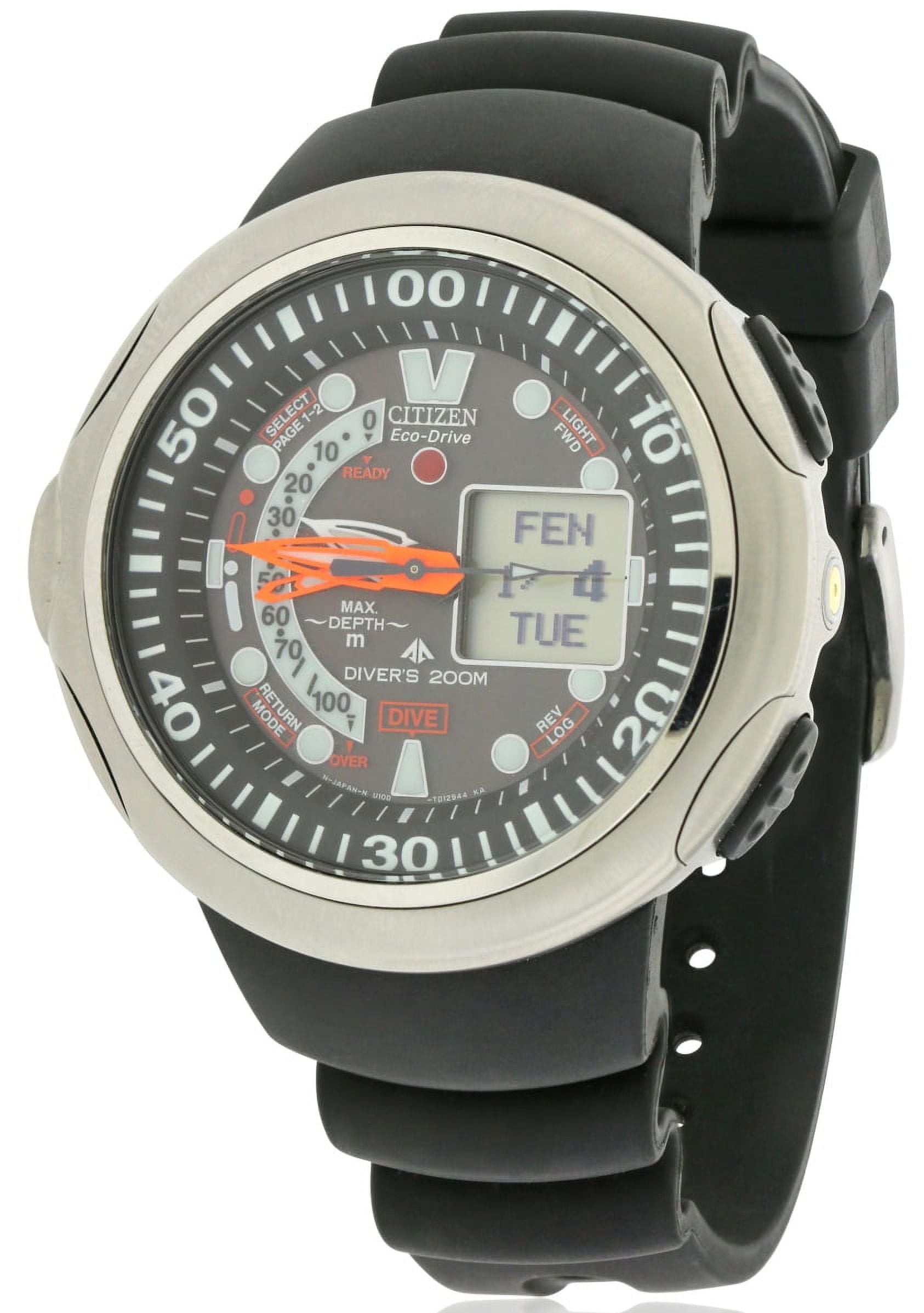 Aqualand Diver's Depth Meter Watch JV0010-08E - Walmart.com