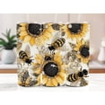 Aqualift 3D Bee Honeycomb Tumbler 20oz & 40oz, Cute Bumblebee Floral ...