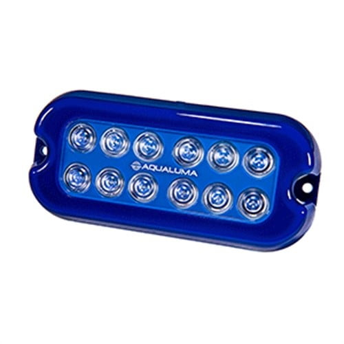 Aqualuma Surface Mount FF12 LED Underwater Light - Blue - Walmart.com