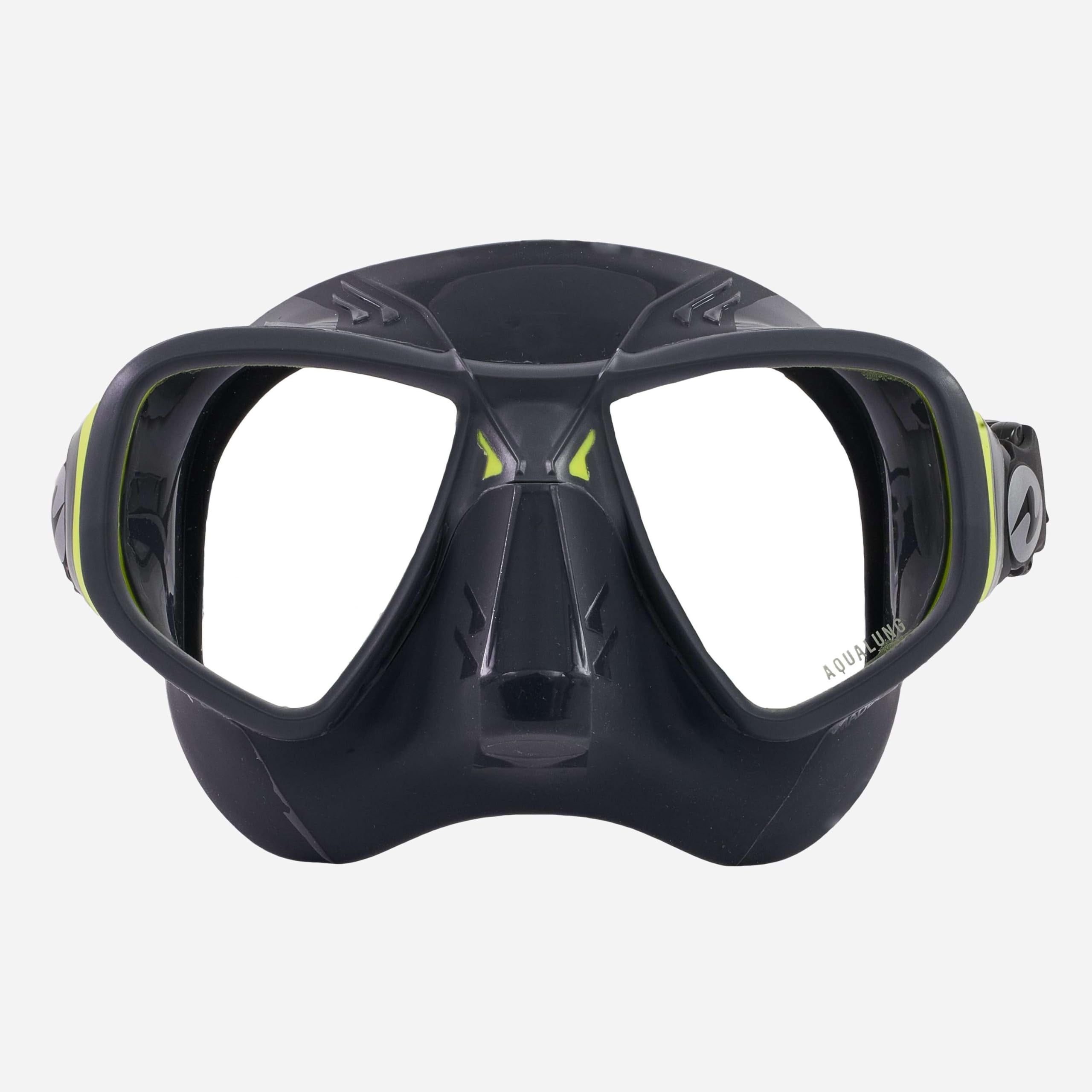 Aqualung Micromask X Dive Mask (Asphalt/Yellow) - Walmart.com