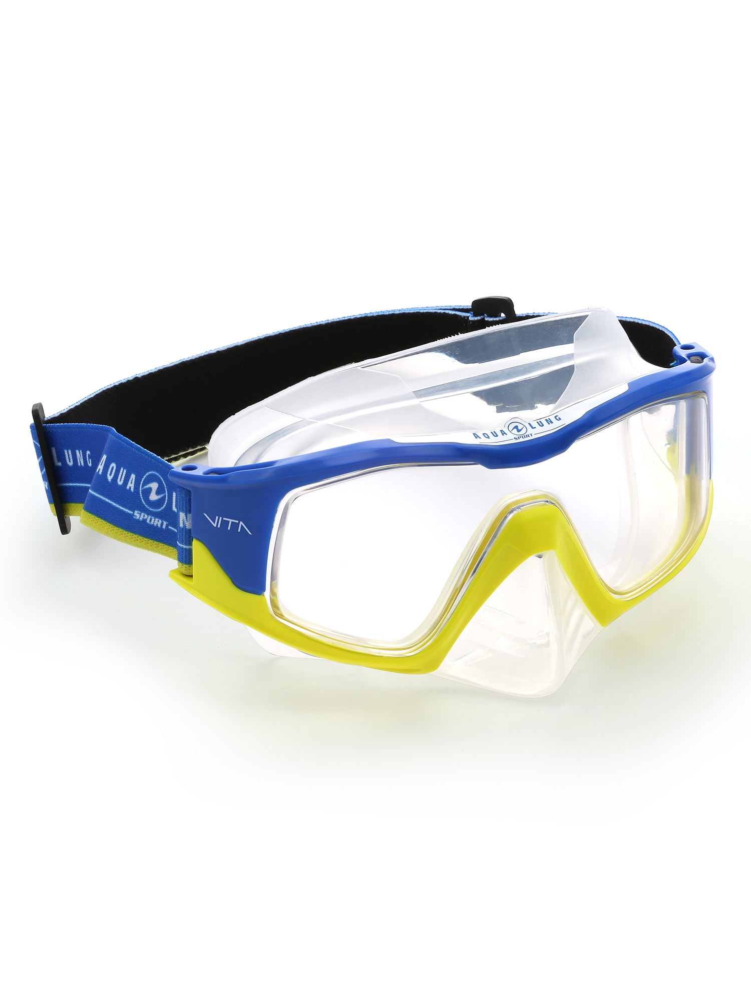 Aqualung Sport Vita Mask Blue/Bright Yellow - Walmart Business Supplies