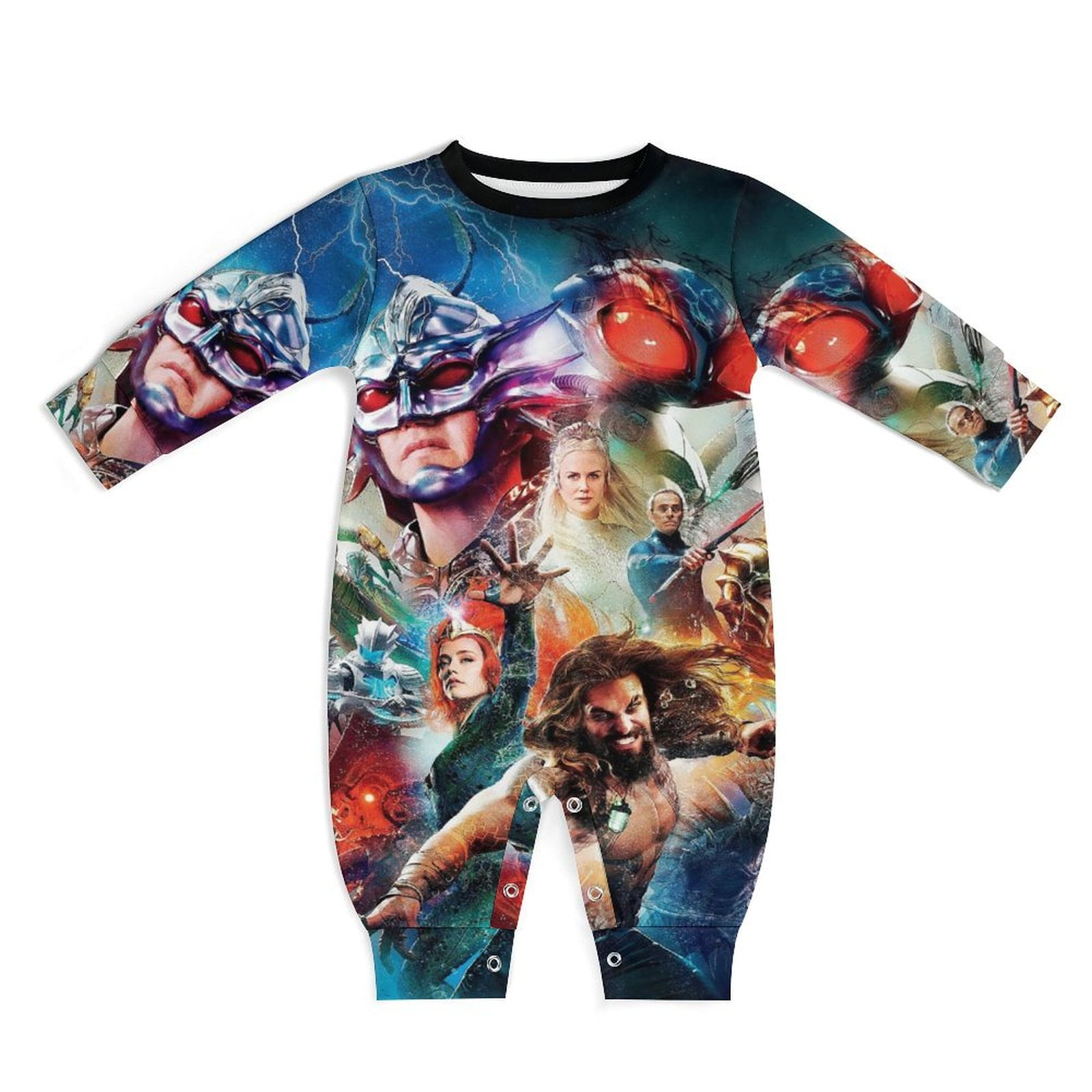 Aquaman Baby Onesie Romper Footless Infant Long Sleeve Jumpsuit for ...