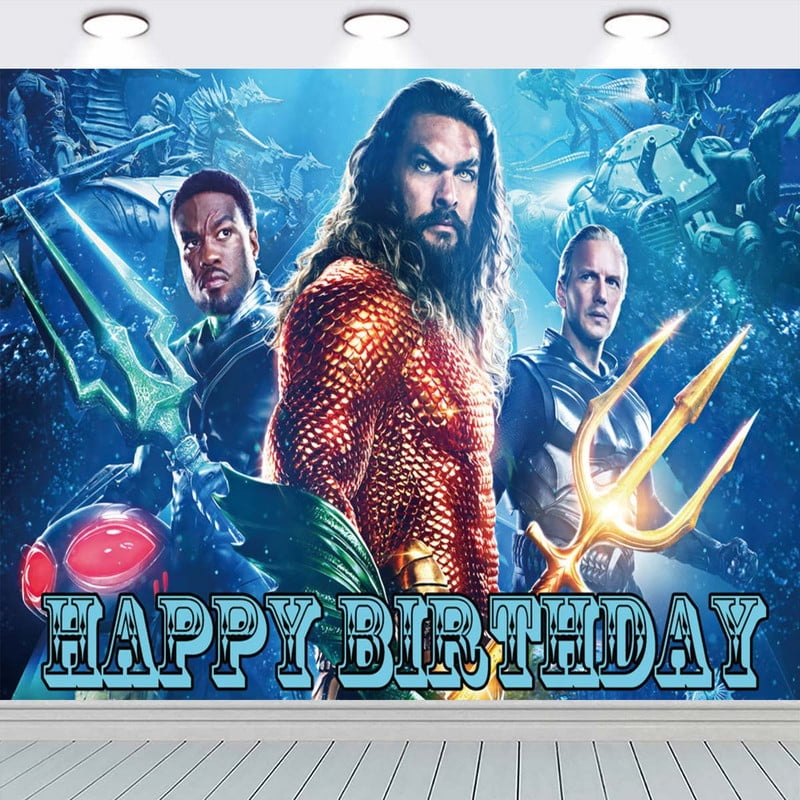 Aquaman Backdrop Background Banner Taspestry Wall Decor Birthday Party ...