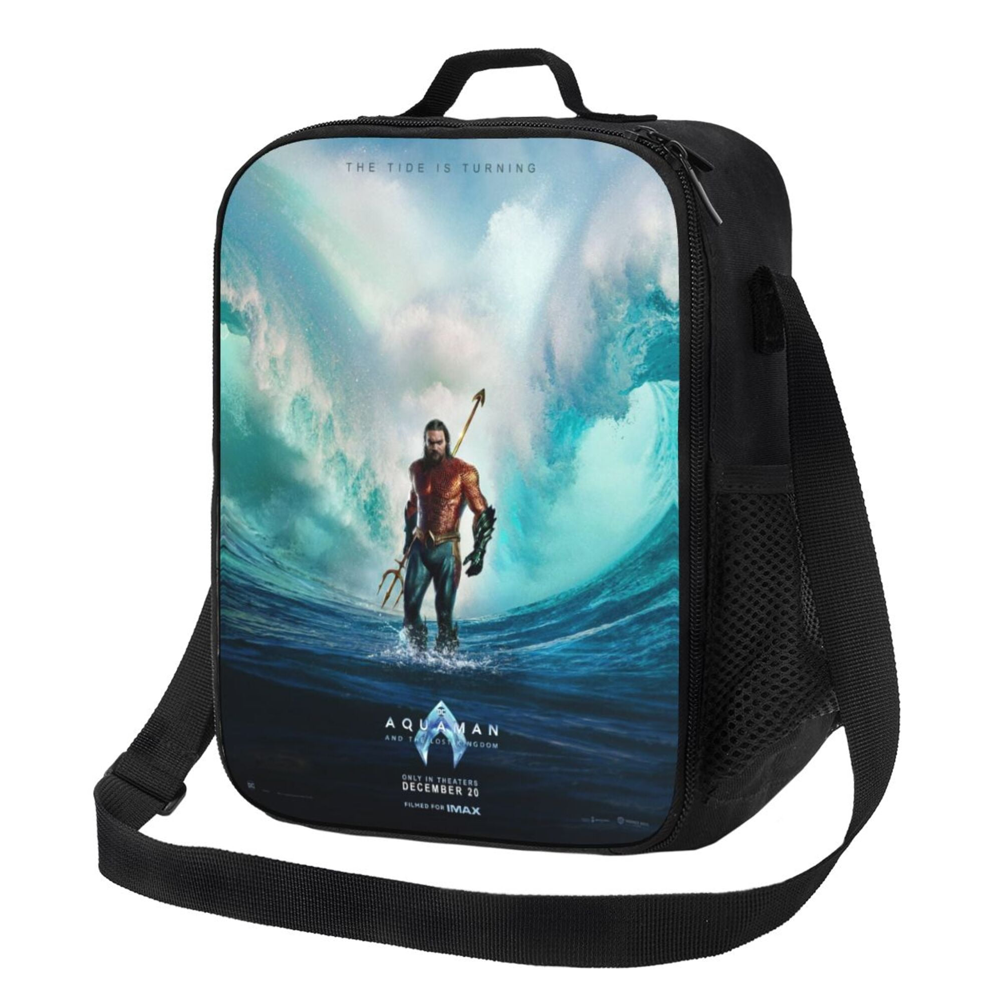 Aquaman Lunch Bag Lunch Box Lightweight Durable Lunch Tote Bag Portable ...
