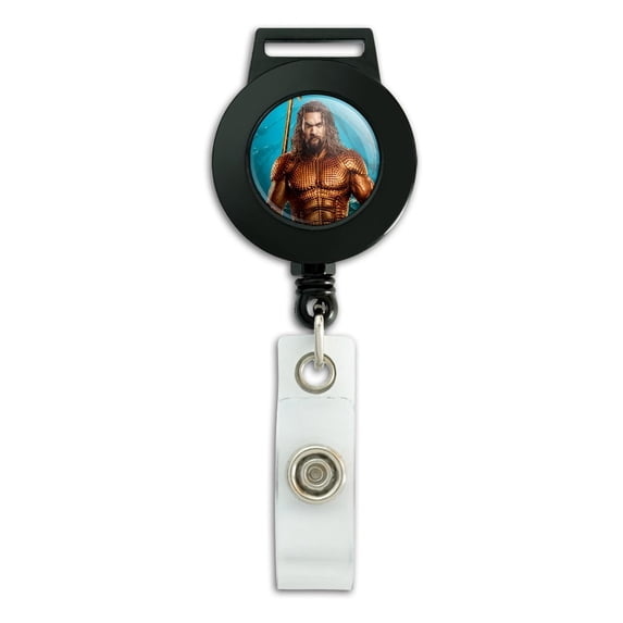 Aquaman Movie Jason Mamoa Full Costume Lanyard Retractable Reel Badge ...