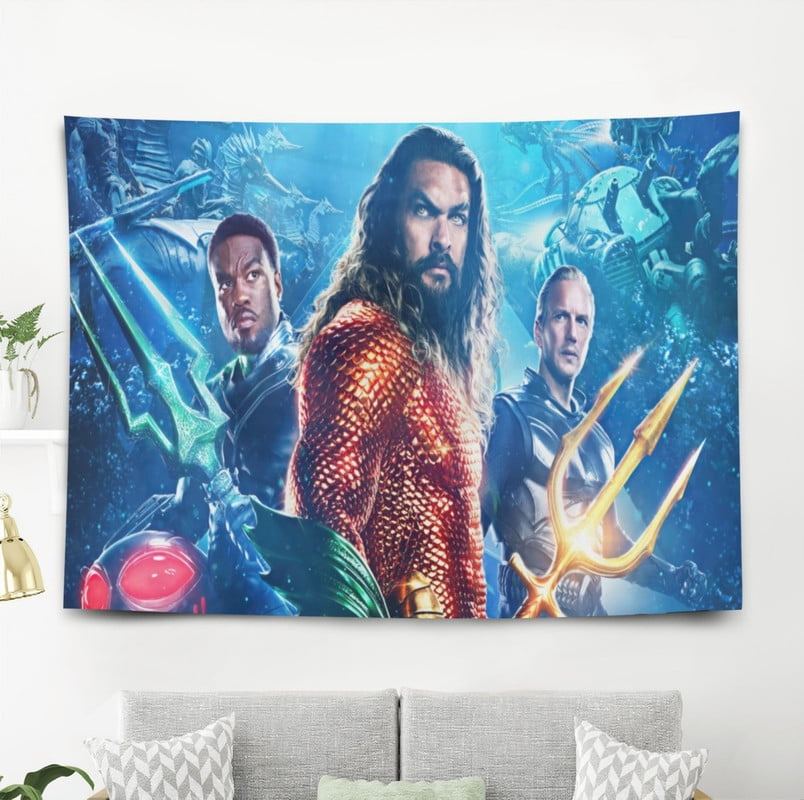 Aquaman Tapestry Backdrop Background Poster Gift for Bedroom for Room ...