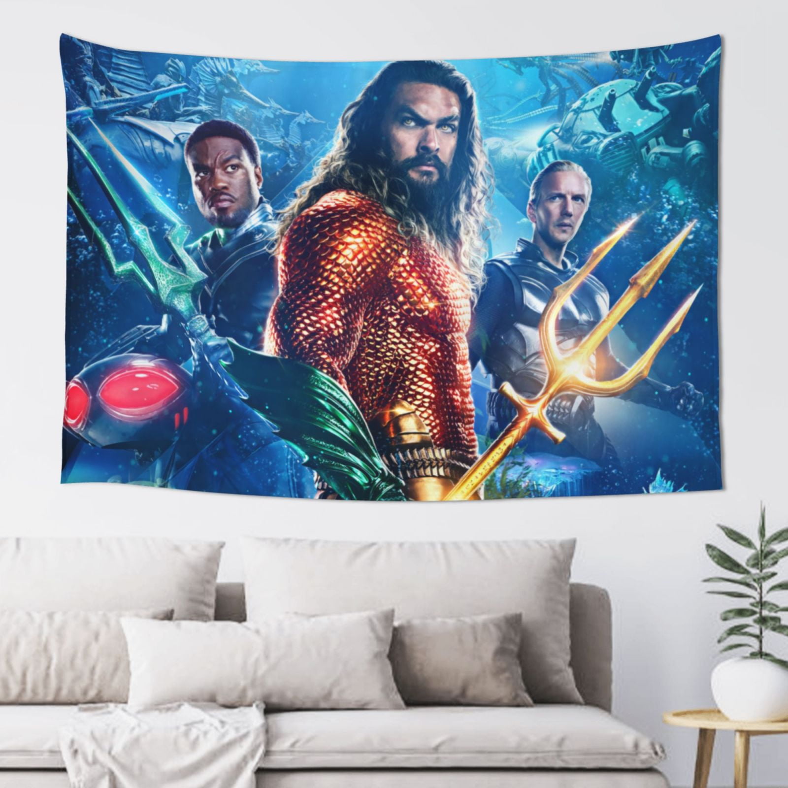 Aquaman Tapestry Wall Hanging Home Decoration Wall Blanket Dormitory ...
