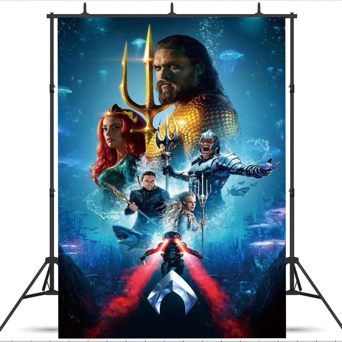 Aquaman Taspestry Wall Decor Birthday Banner Backdrop Background Party ...
