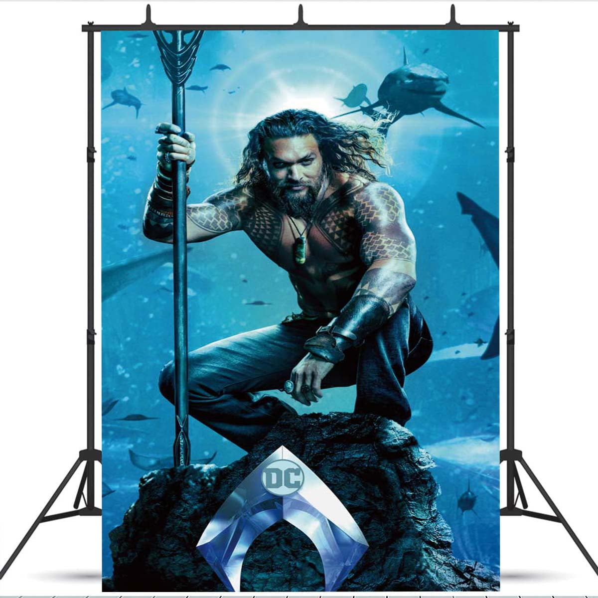 Aquaman school Backdrop Party Supplies Taspestry Background Banner ...