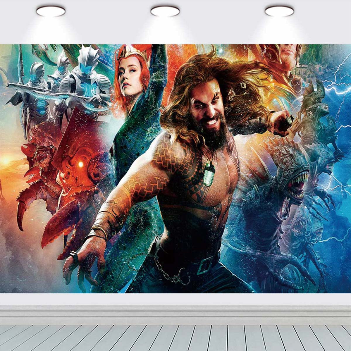 Aquaman school Backdrop Taspestry Banner Party Supplies Background ...