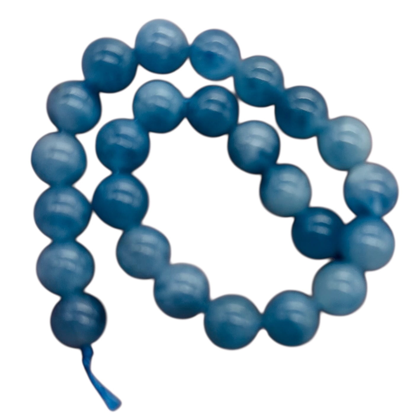 Aquamarine AAA Round 8mm Bead Half Strand | 8" Long | Blue | 25 Beads ...
