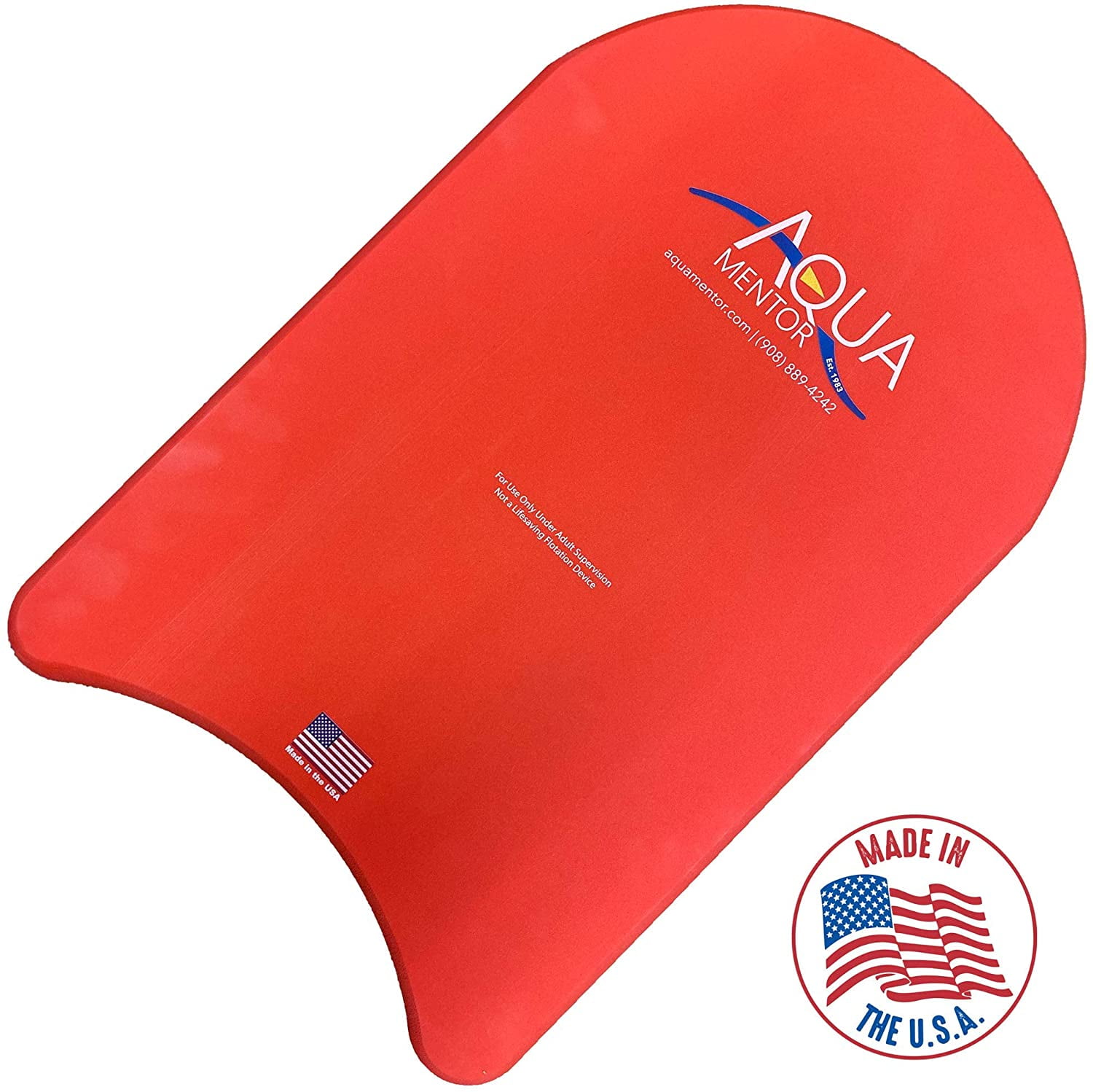 Aquamentor Swim Kickboard (Red, Adult (12"x20"x1.5")) - Walmart.com