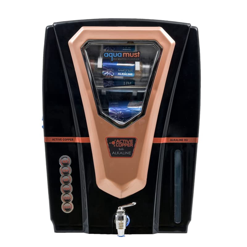 Aquamust Water Purifier with Copper Alkaline Pure water Mount Regal 11 ...