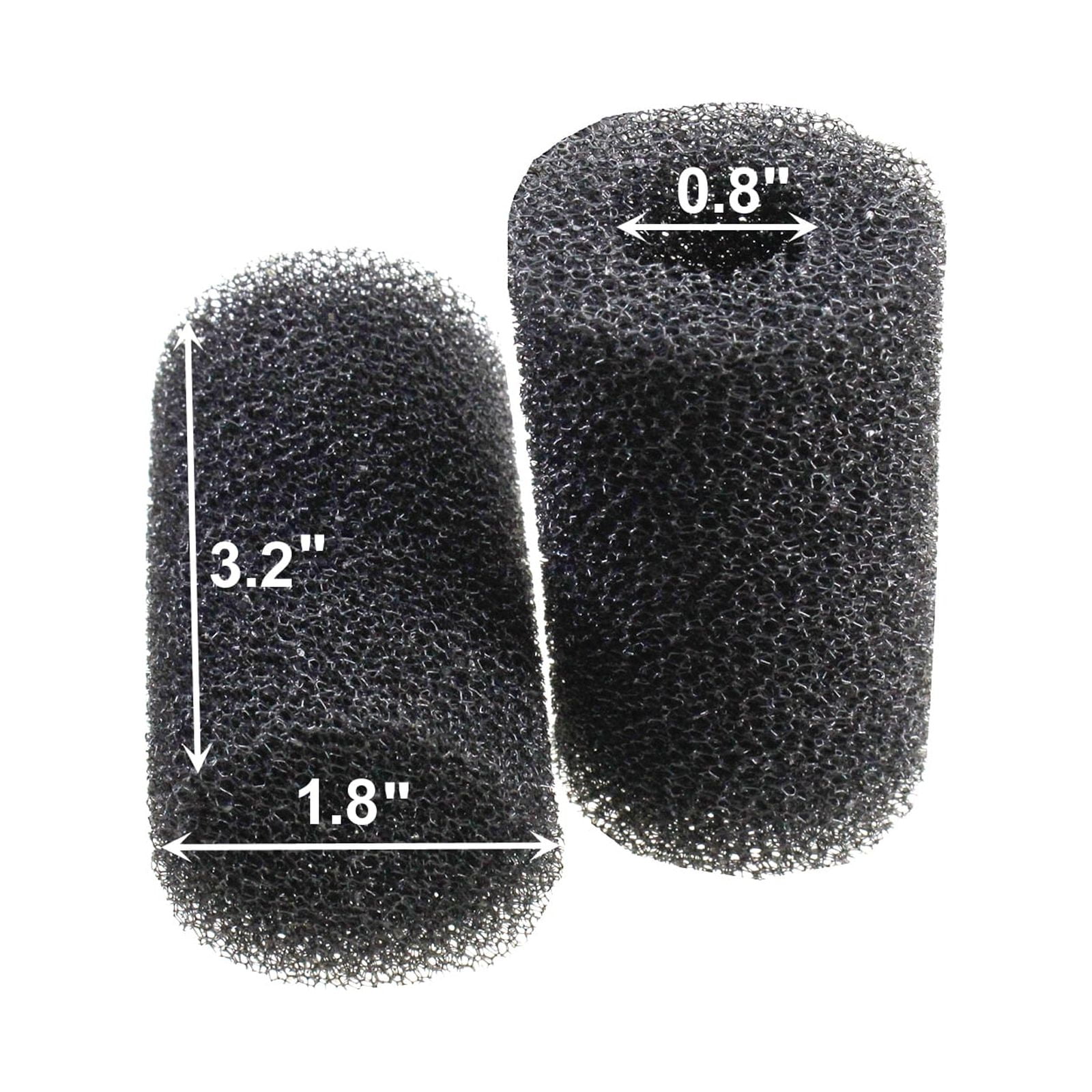 Aquaneat 6-Pack Pre-Filter Sponge for Aquarium Shrimp Fry Fish Tank ...
