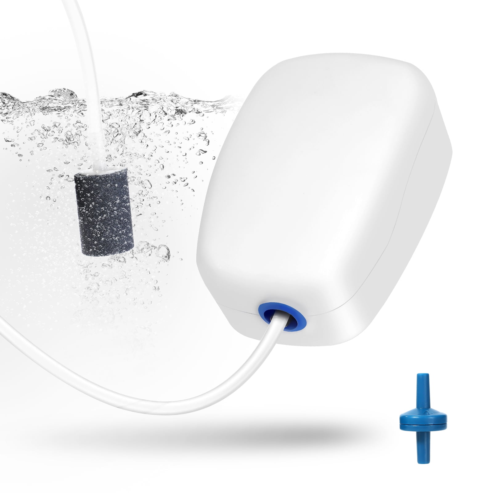 Aquaneat Aquarium Air Pump, 20gal Fish Tank Bubbler, Hydroponic Pump ...