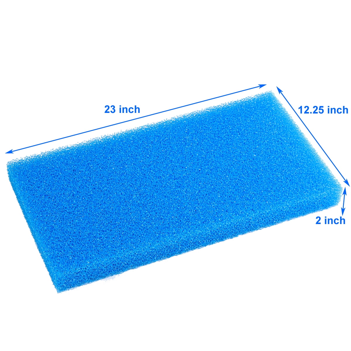 Aquaneat Aquarium Filter Sponge Open Cell Foam Sheet Bio Sponge Filter ...