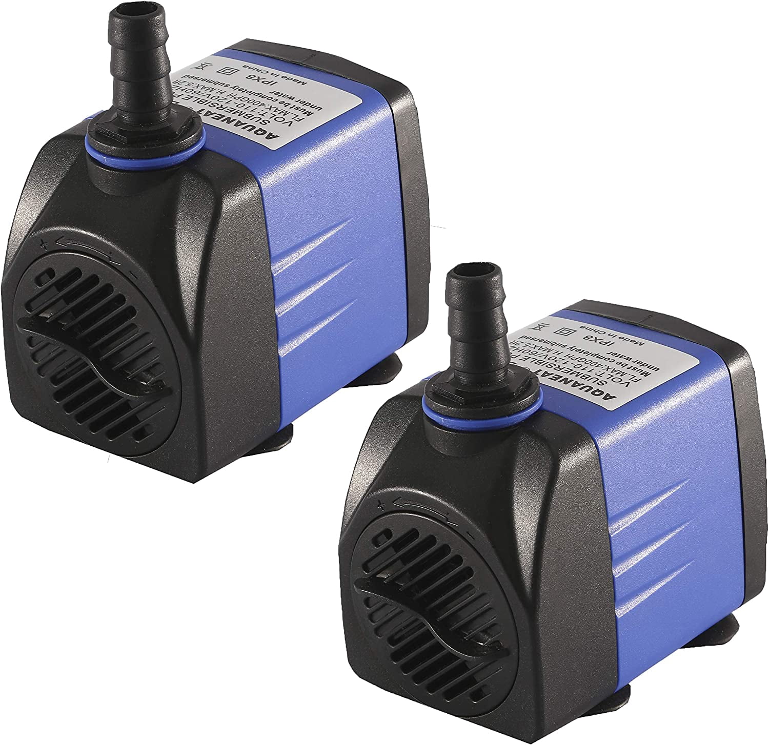 Aquaneat Aquarium Water Pump 160GPH Small Submersible Fountain Pump ...