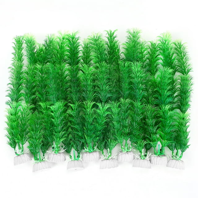 Aquaneat Fish Tank Decorations, Aquarium Plants Plastic, Fish Tank ...