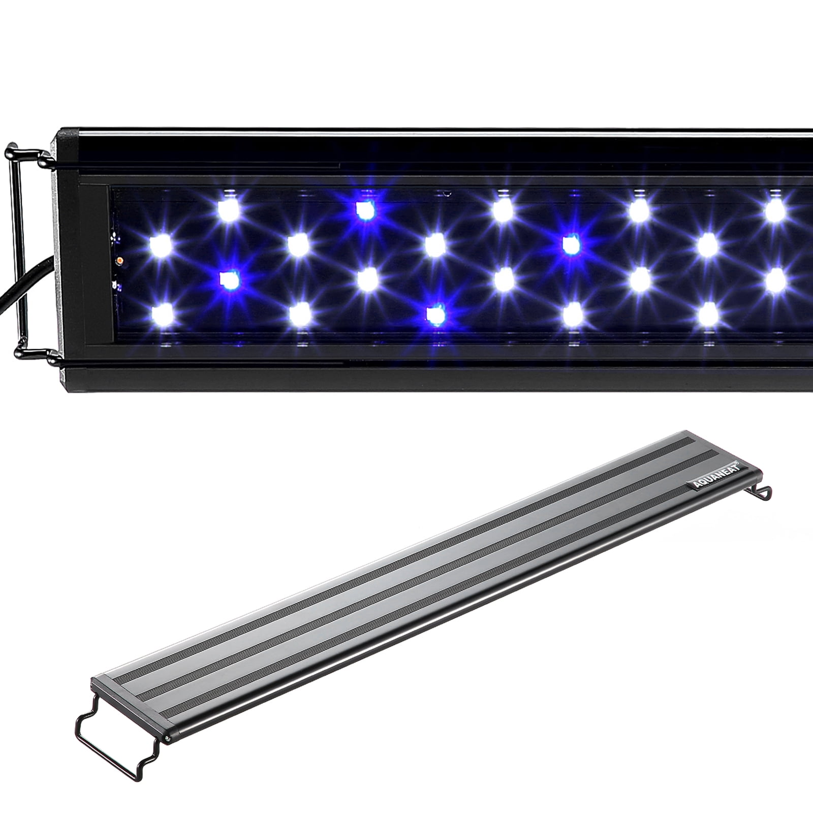 Aquaneat LED Aquarium Light Blue and White for 24-34 inch Water Fish ...