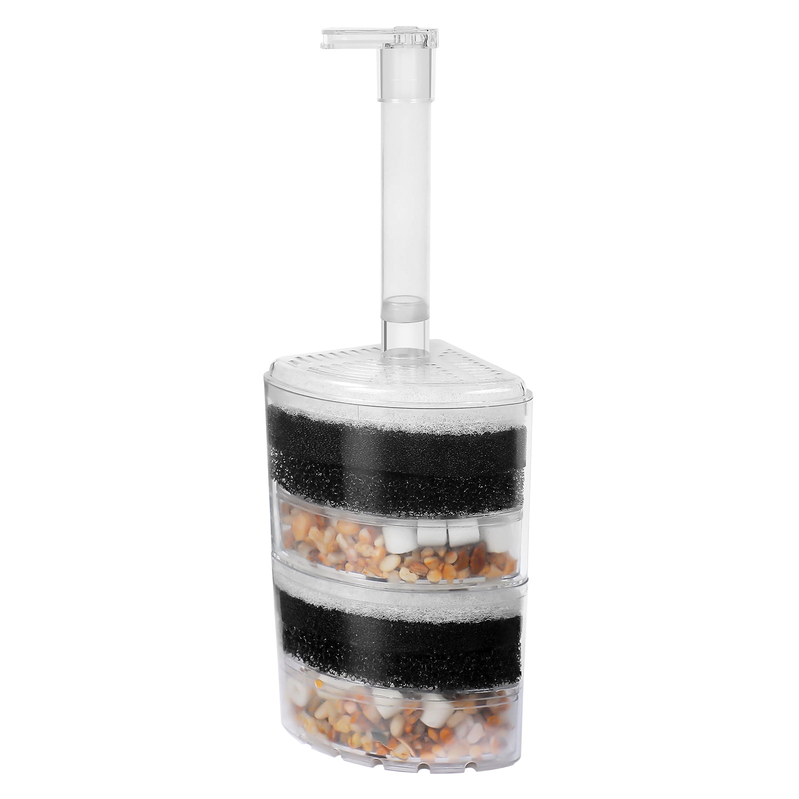 Aquaneat Sponge Filter, Aquarium Air Driven Corner Filter Sponge for ...