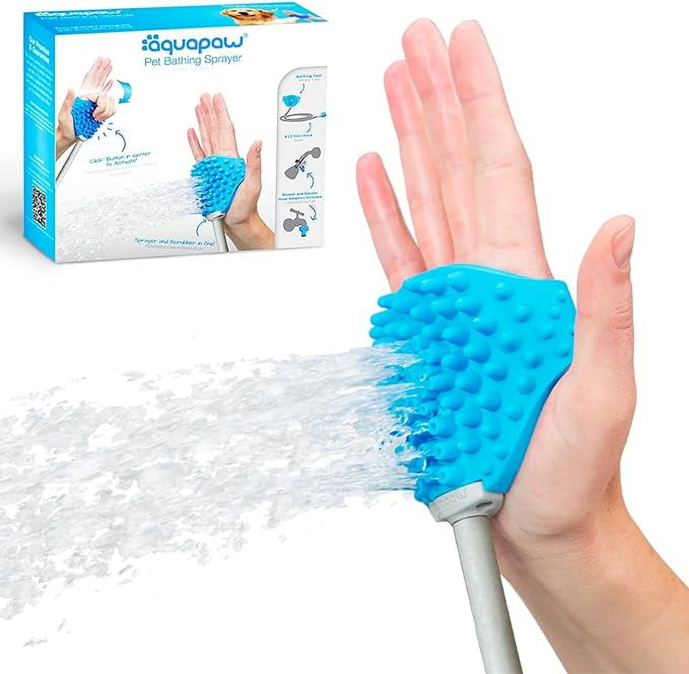 Aquapaw Pet Bathing Tool – Sprayer and Scrubber in One – Compatible ...