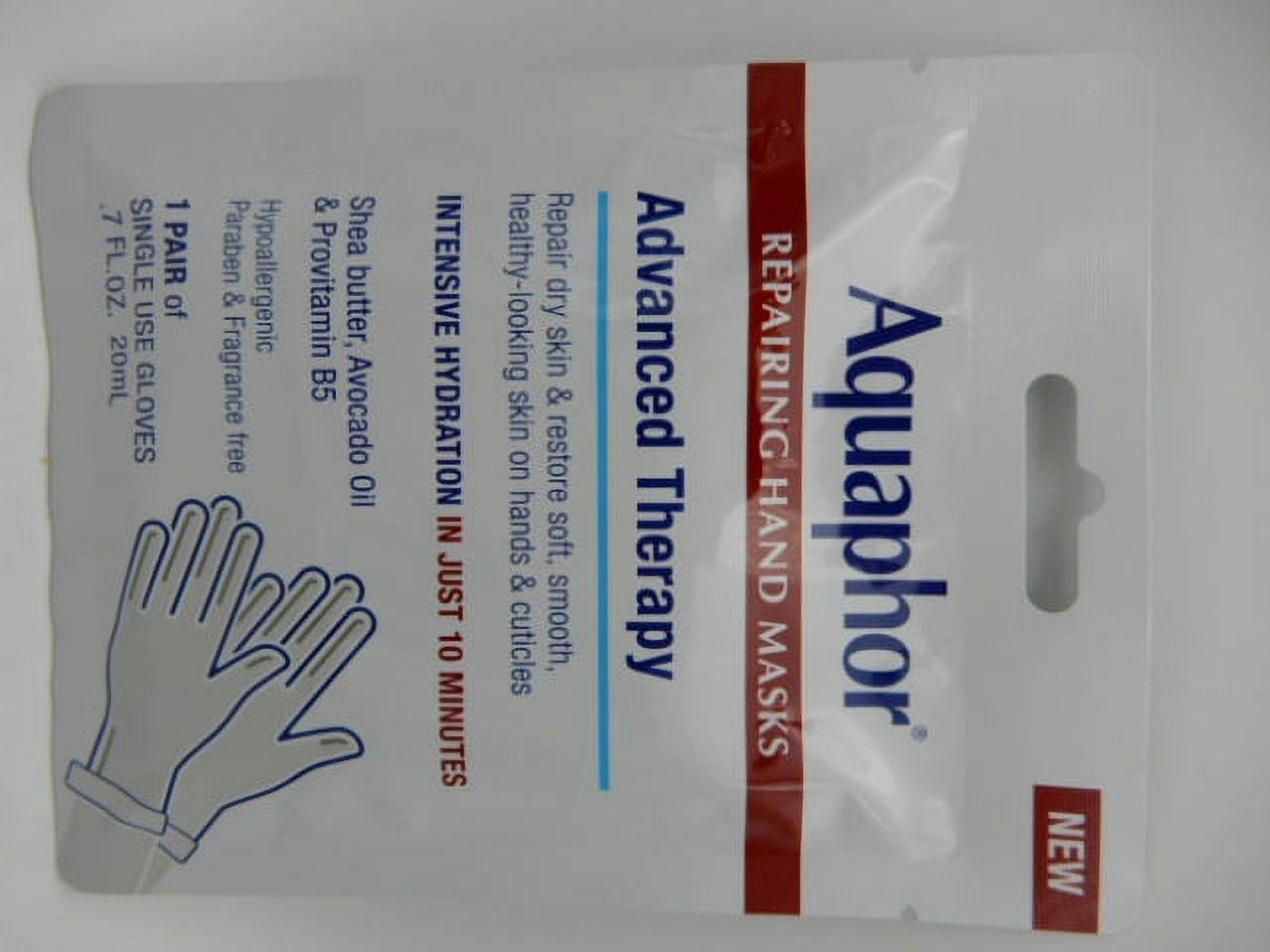 Aquaphor Advanced Therapy Moisturizing Treatment Gloves for Dry Skin ...