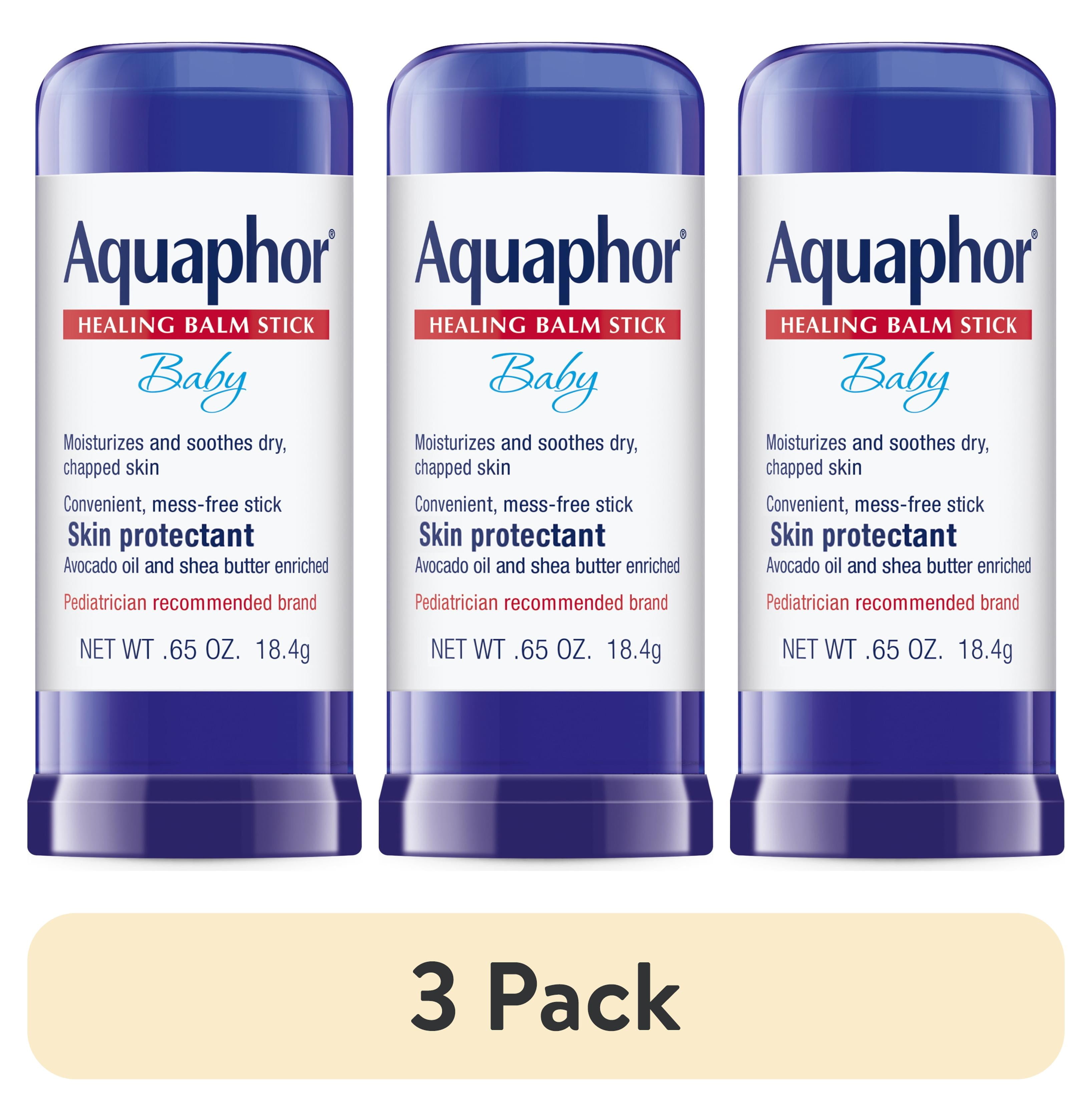 (3 pack) Aquaphor Baby Healing Balm Stick, 0.65 Oz - Walmart.com