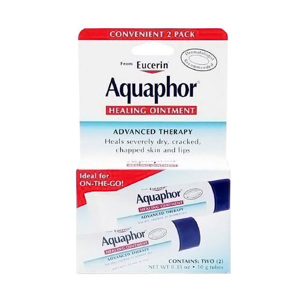 Aquaphor Healing Ointment - 0.35 Oz Tubes, 2/Pack, 6 Pack - Walmart.com