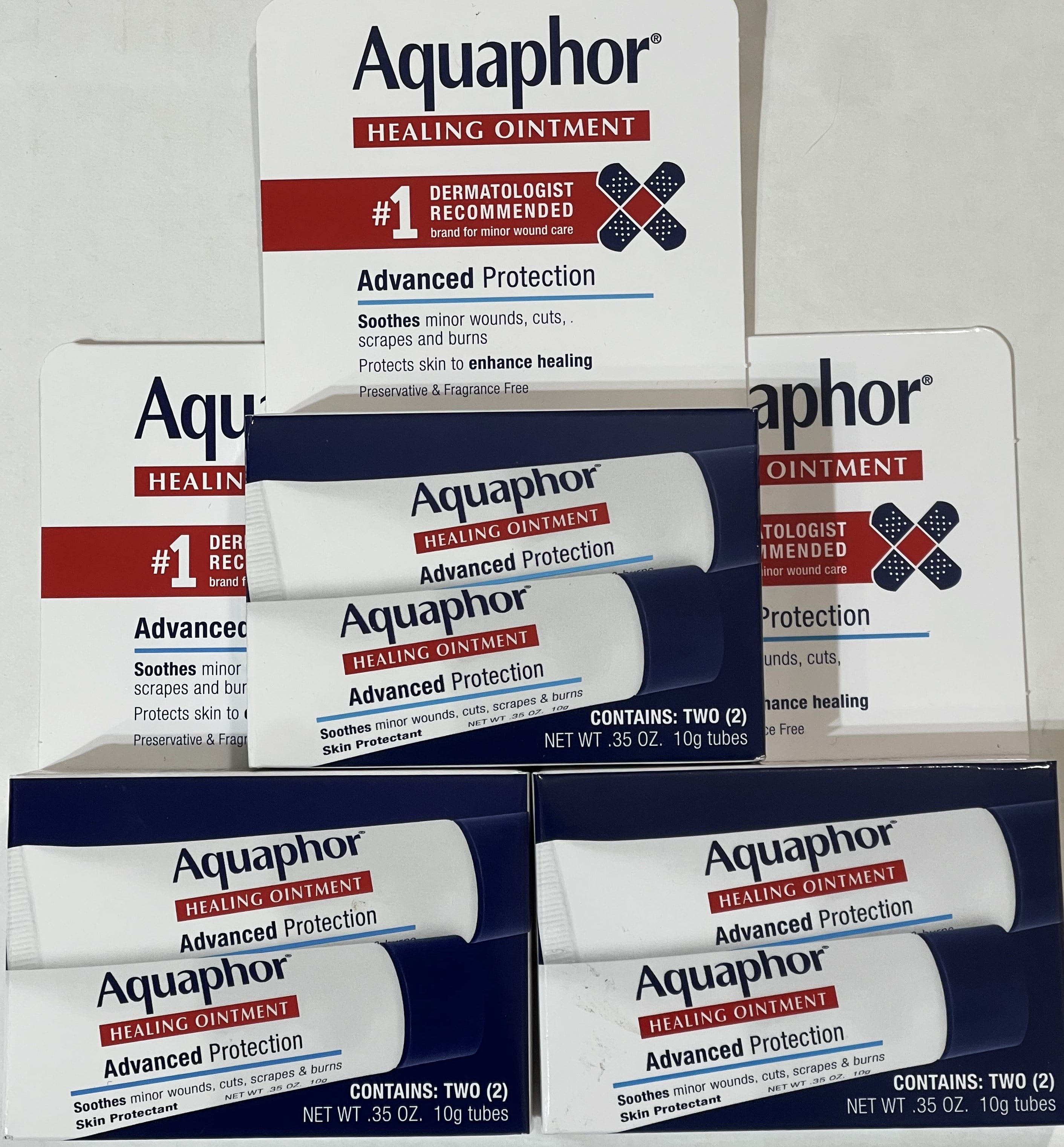 Aquaphor Advanced Protection Healing Ointment 2 - 0.35 oz Each HSA/FSA ...