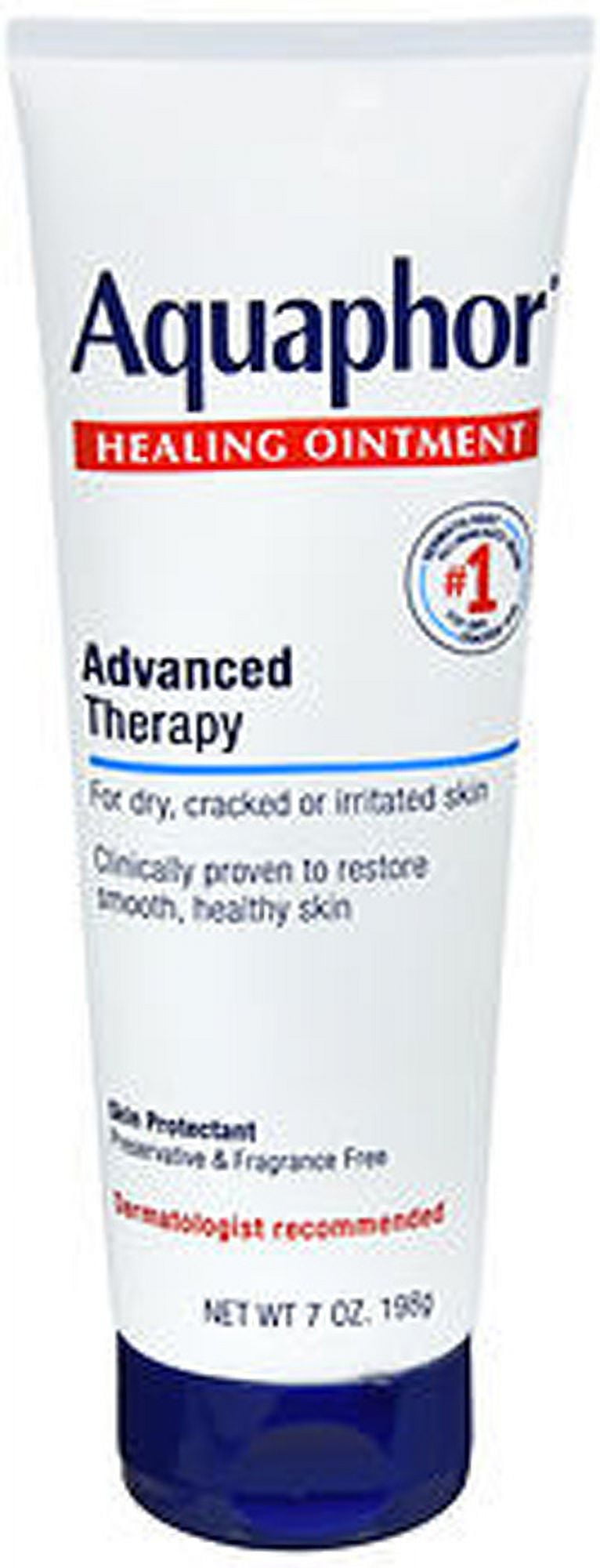 Aquaphor Healing Ointment Advanced Therapy Skin Protectant, 7 Oz Tube ...