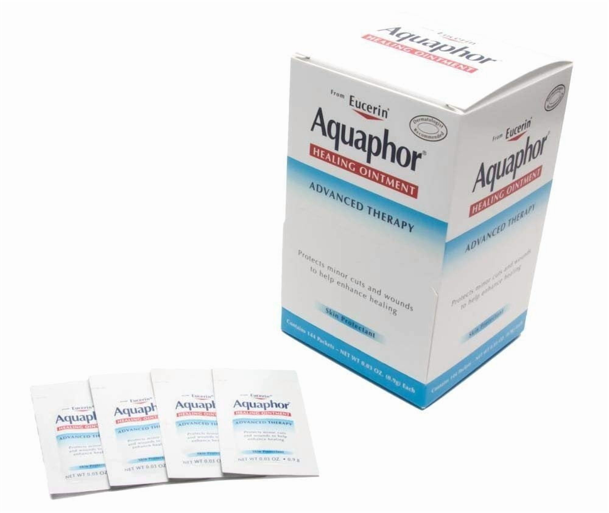 Aquaphor Healing Ointment,Contains 144 Packets, Net Wt 0.03 oz. (0.9g ...