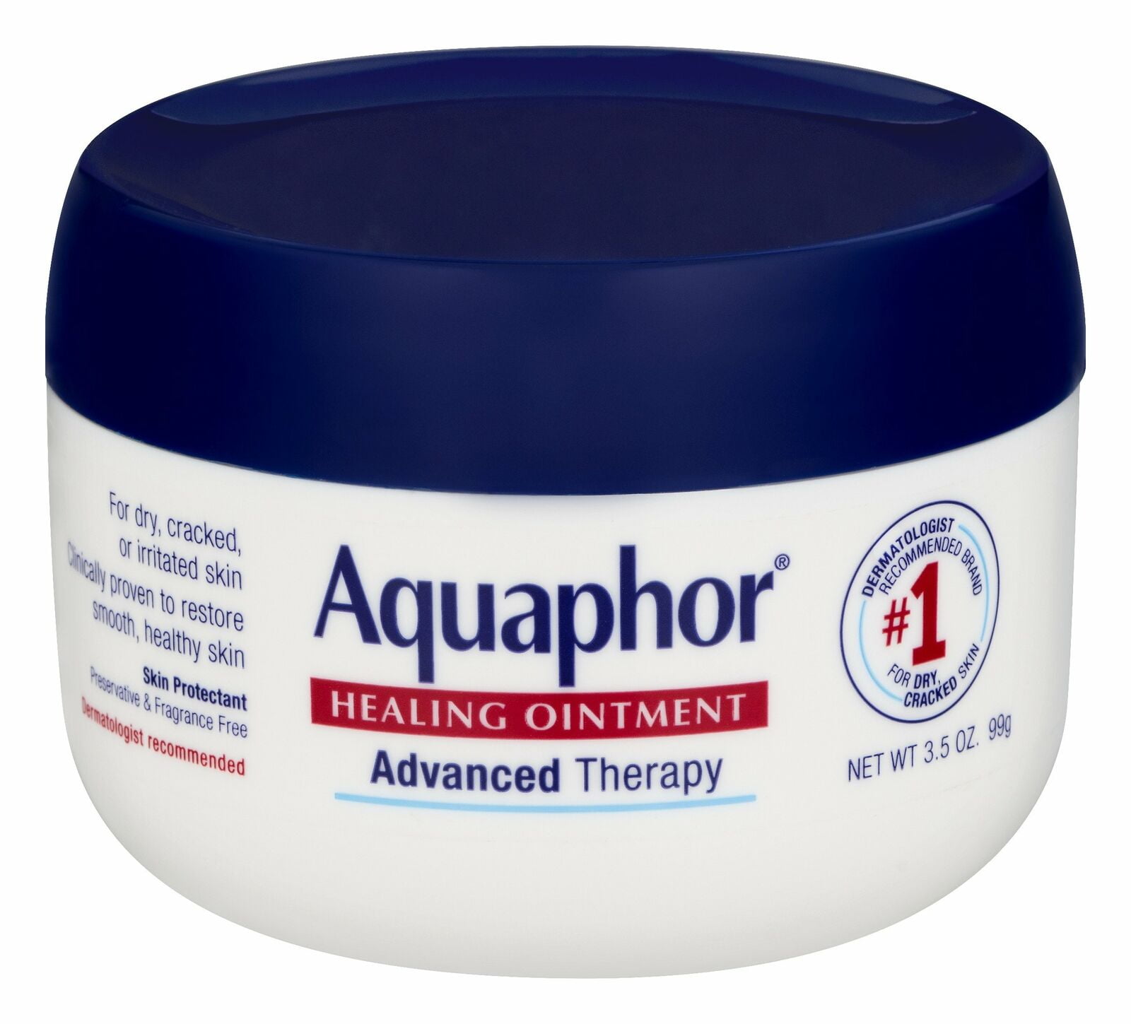 Aquaphor Healing Ointment Skin Protectant for Dry Cracked Skin Hands ...