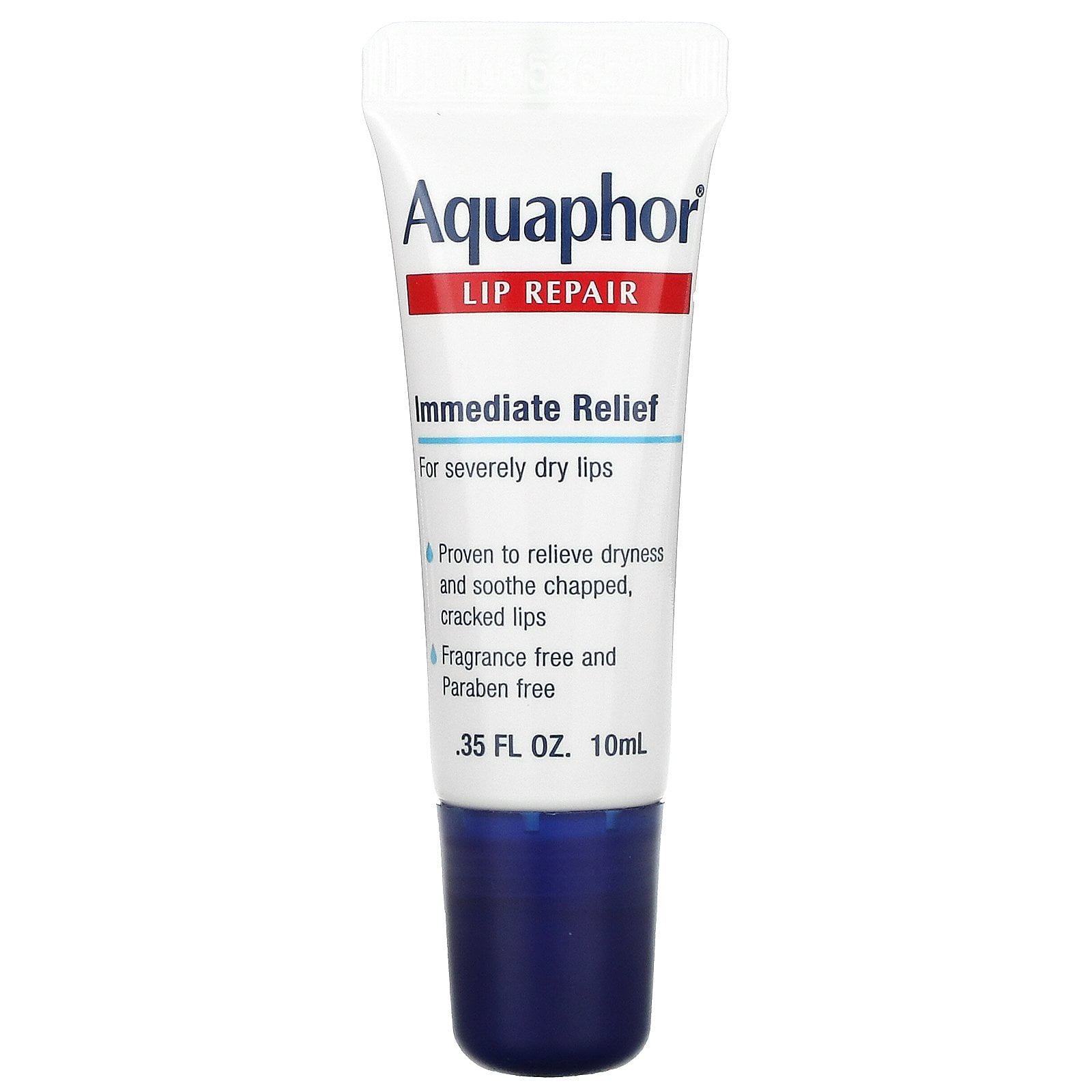 Aquaphor Lip Repair Ointment Tube, Immediate Relief - 0.35 Oz - Walmart.com