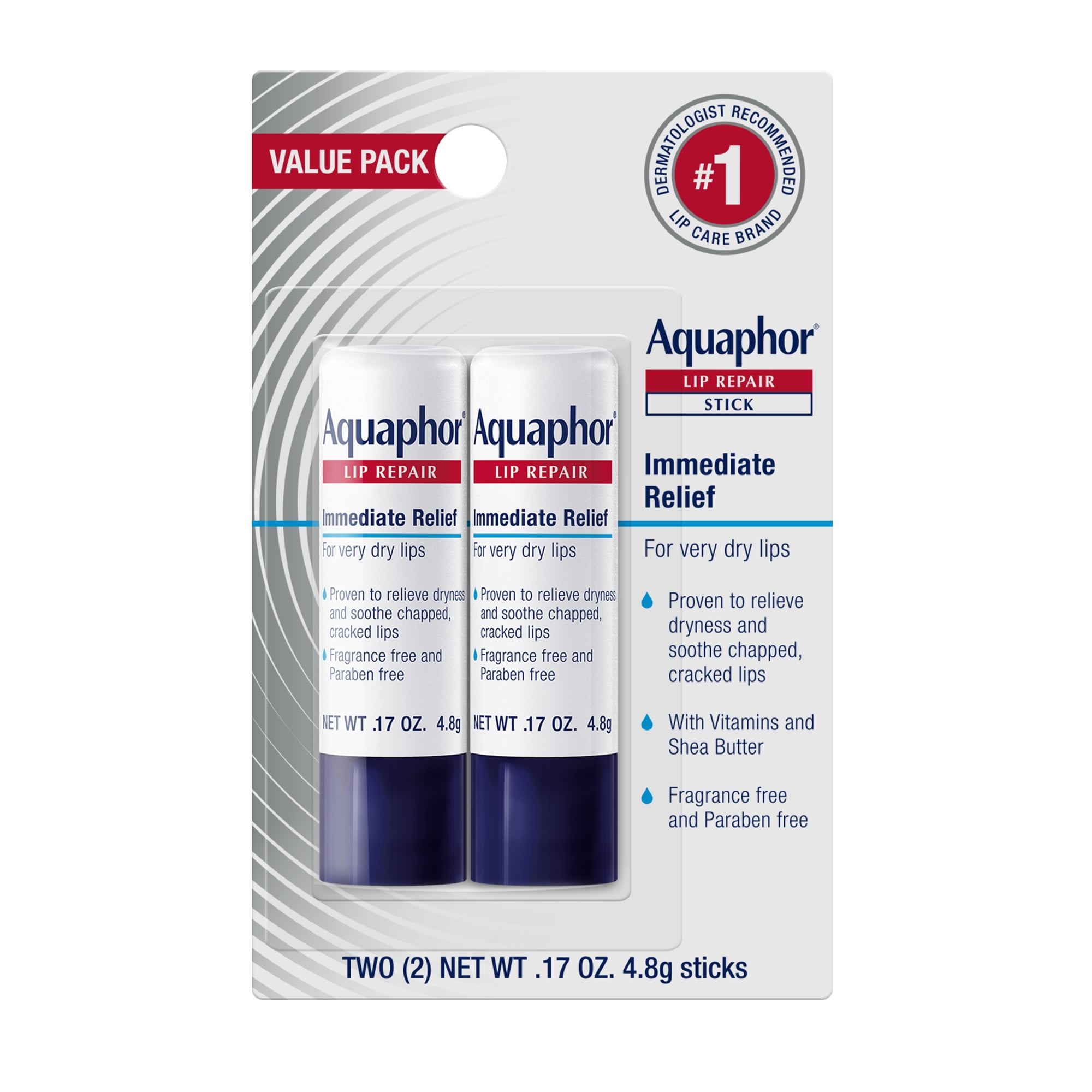 Brandclub - Aquaphor Lip Repair Stick for Dry Chapped Lips, Lip Balm ...