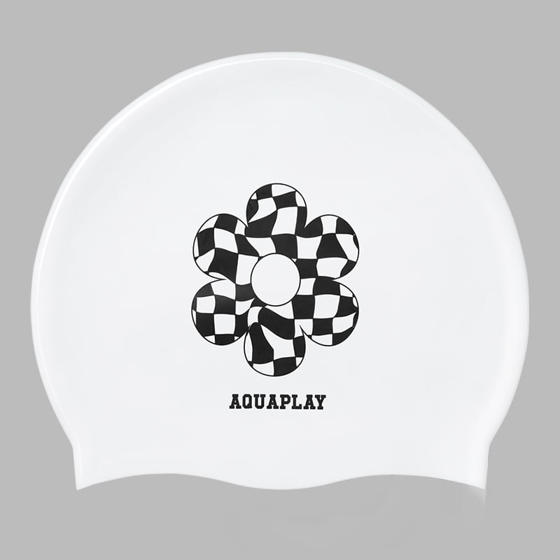 Aquaplay Vintage Flower Swim Cap - Silky Silicone Hair Protector | No ...