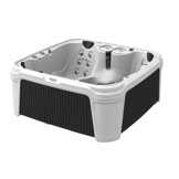 Aquarest Spas 600 6-Person Graystone Plug and Play with 29 Stainless ...