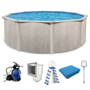 Coleman Steel Pro 12 ft. x 33 in. Round Metal Frame Above Ground Pool ...