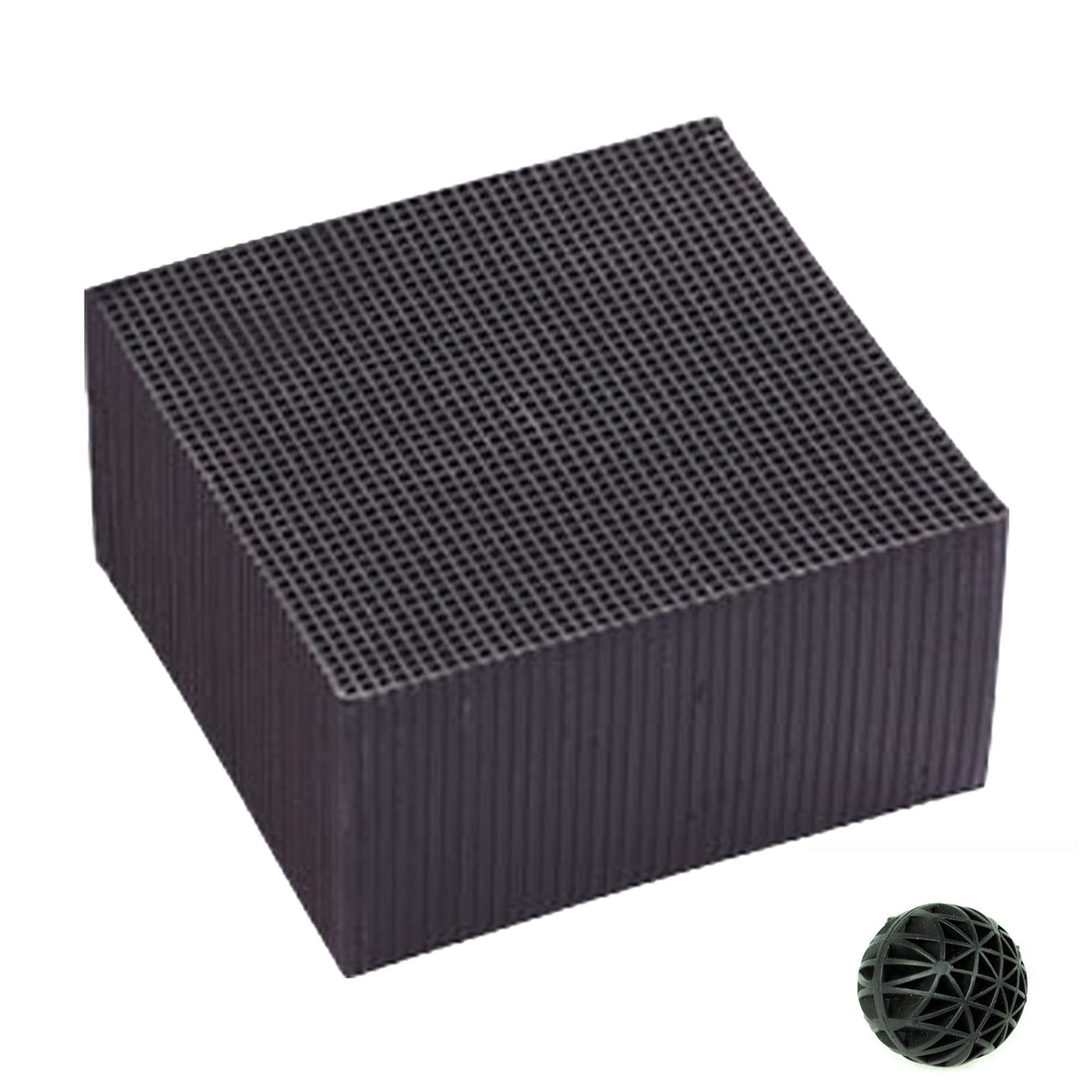 Aquarium Activated Carbon Filter Cubes with Filter Balls, Fish Tank ...