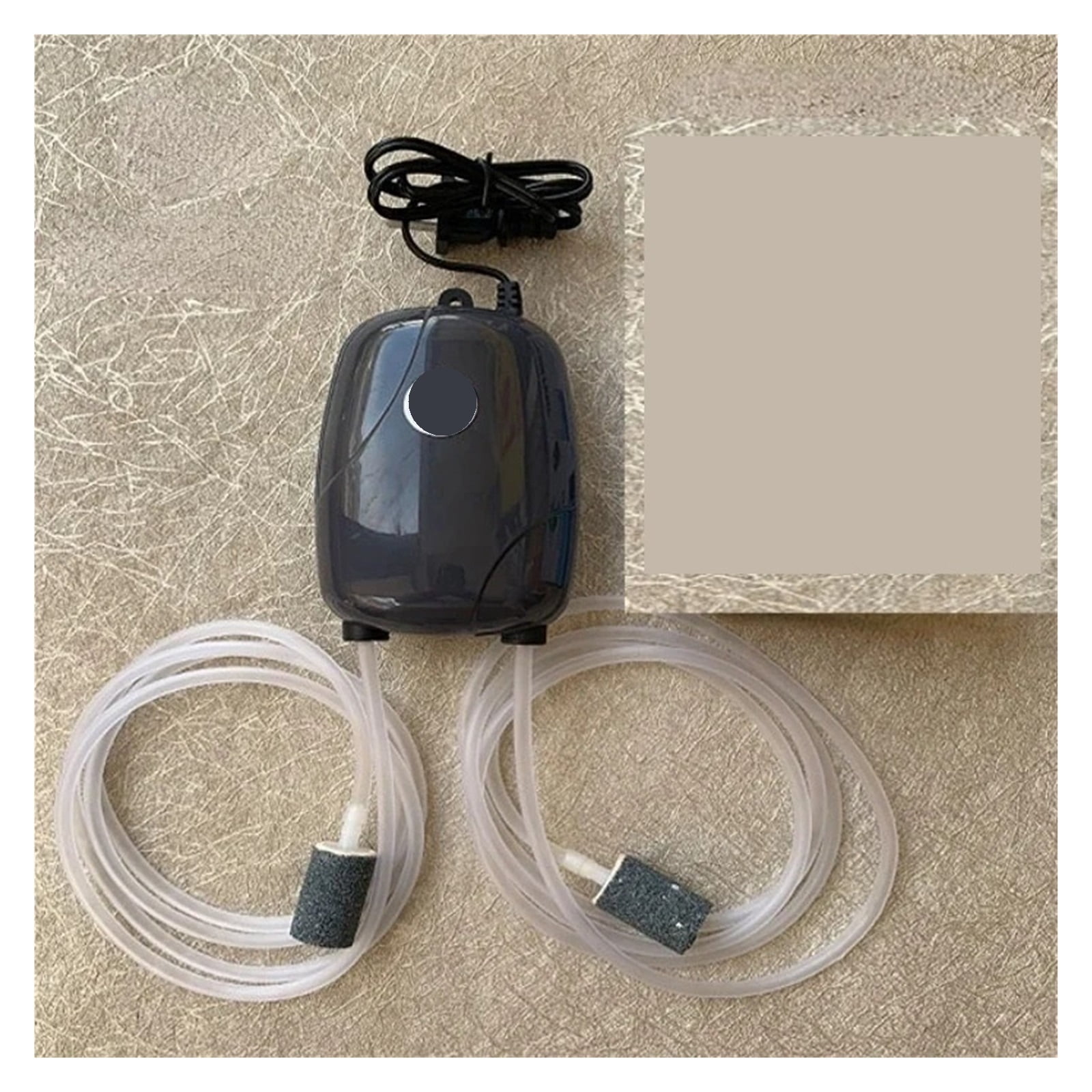 Aquarium Air Pump Fish Tank Mini Compressor Single Double Outlet with ...