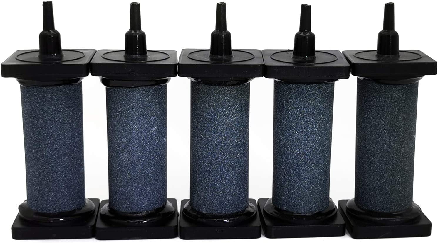 Aquarium Air Stone Cylinder Bubbler with Plastic Shield for Hydroponic ...
