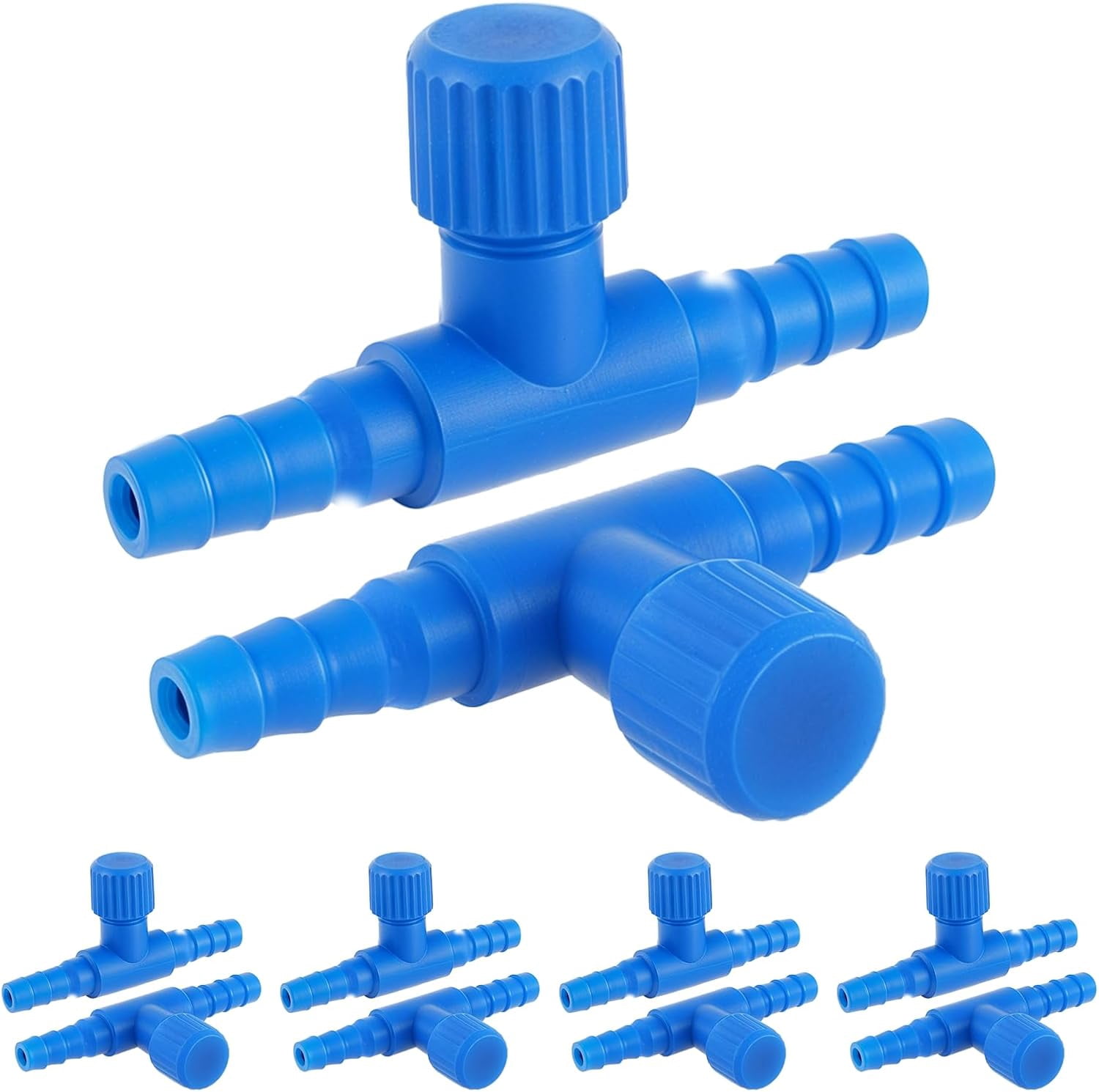 Aquarium Air Valve, 10 Pcs Aquarium Air Pump Control Valves T Shaped ...