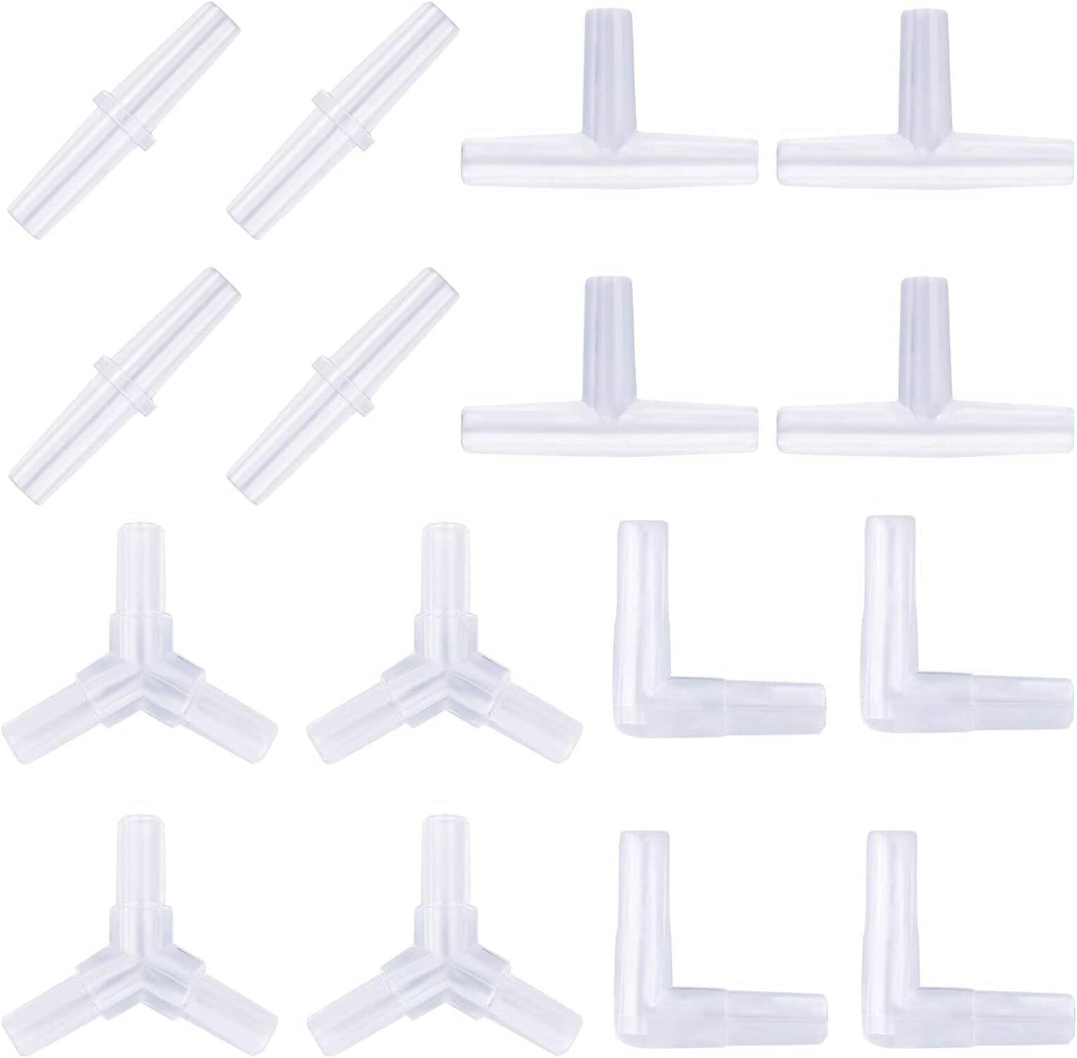 Aquarium Airline Tubing Connectors Plastic Inline Valve, Fish Tank Air ...