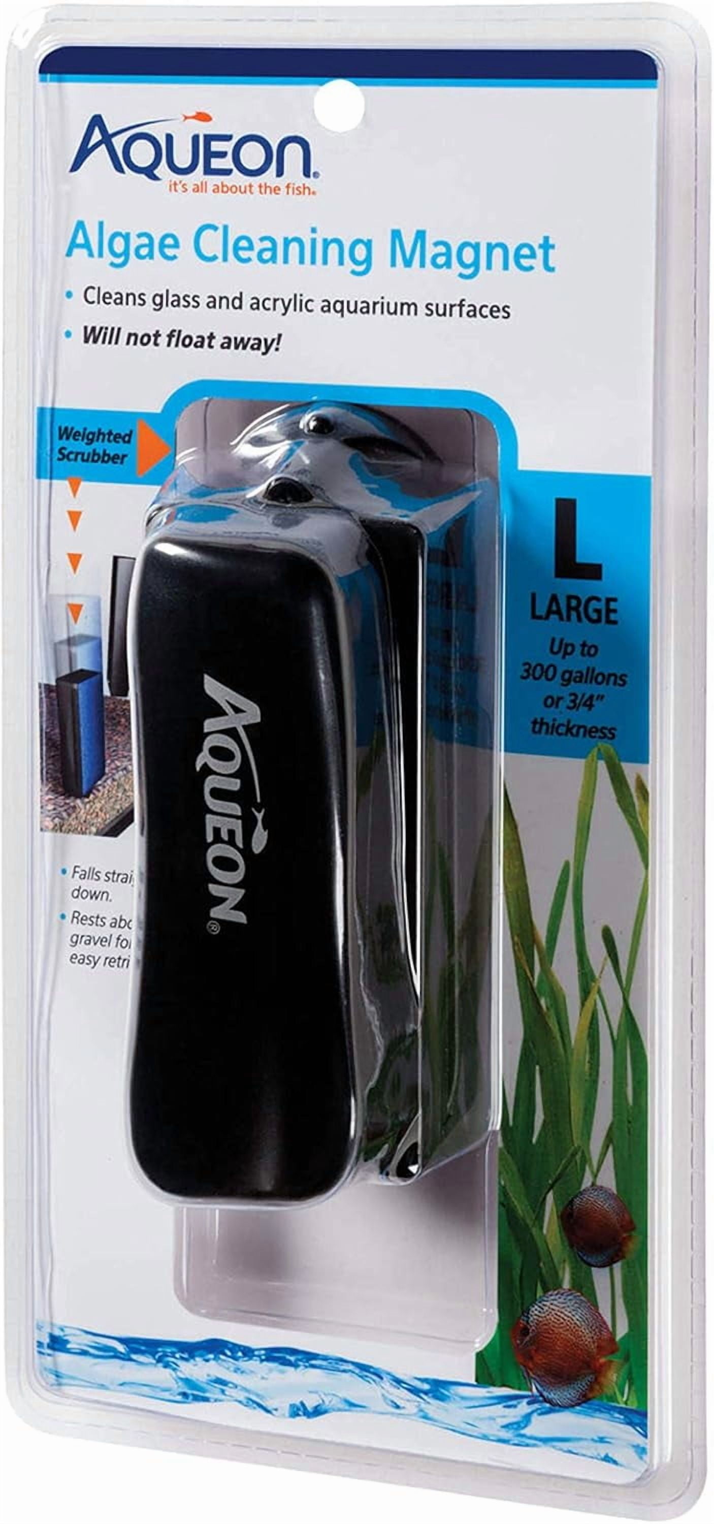 Aquarium Algae Cleaning Magnets Glass/Acrylic, Small, Black - Walmart.com