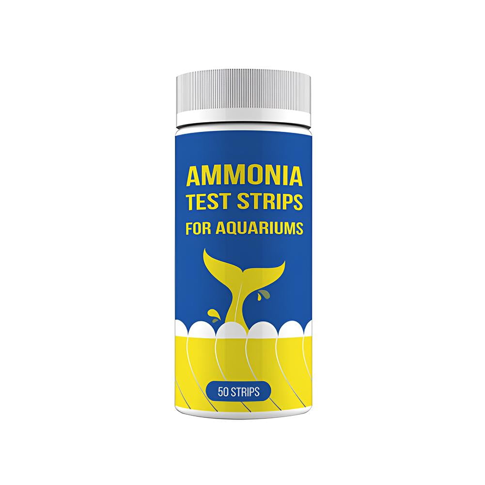Aquarium Ammonia Test Strips, 50 Count, Quick 30-Second Water Testing ...
