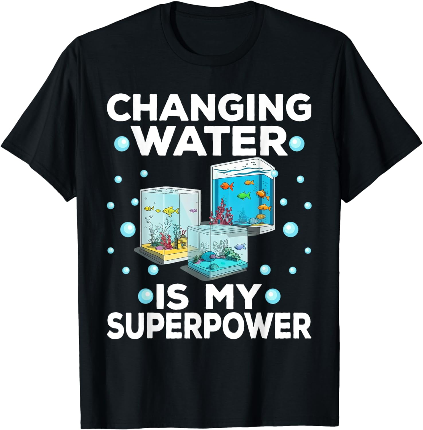 Aquarium Aquarist FishKeeper Reefers Keeper Tank Cleaning T-Shirt ...