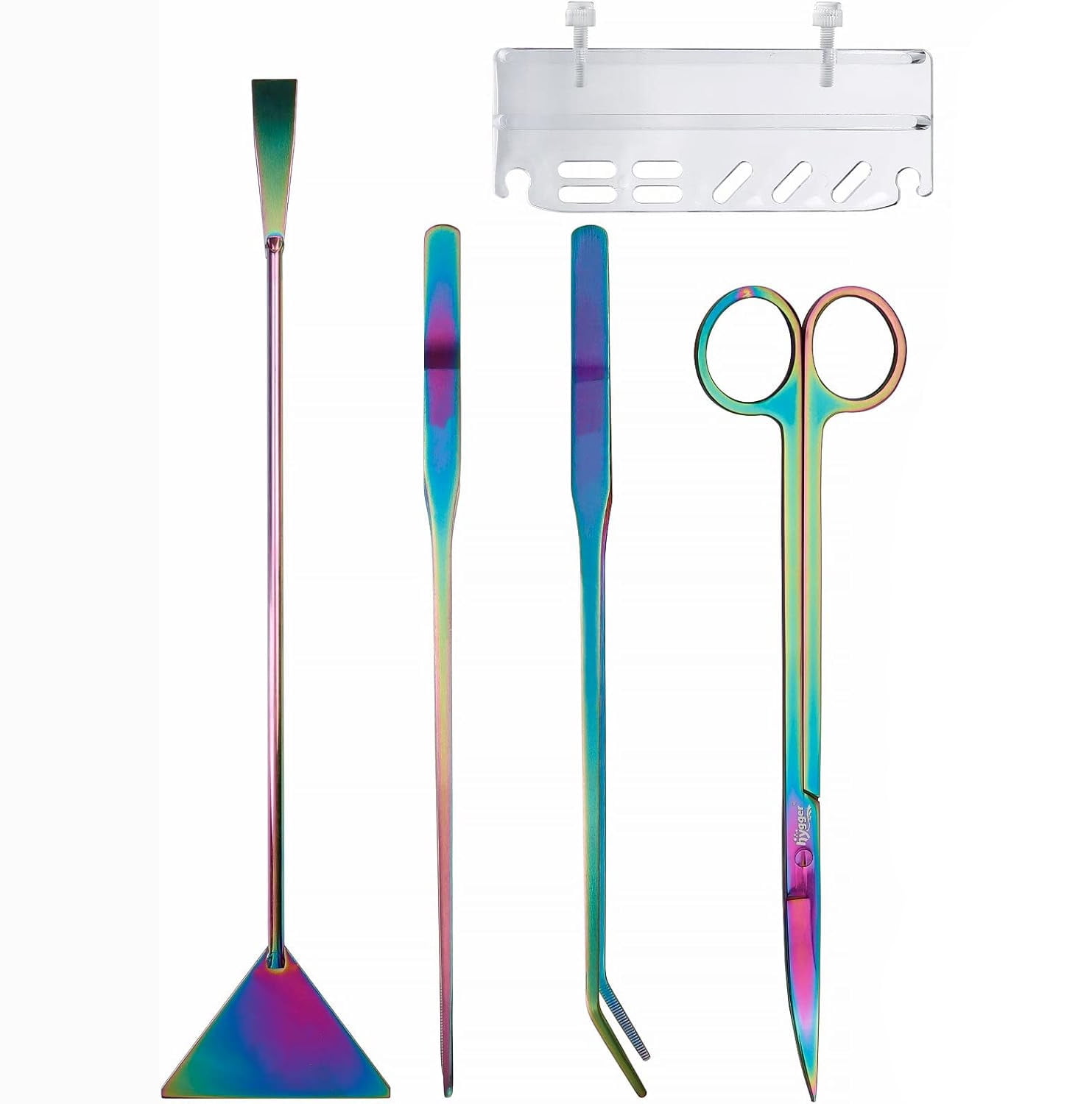 Aquarium Aquascaping Tools Kit, Stainless Steel Aquatic Plant Tweezers ...