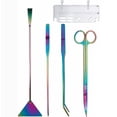 Aquarium Aquascaping Tools Kit, Stainless Steel Aquatic Plant Tweezers ...