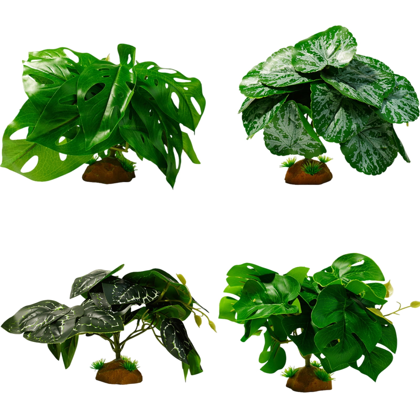 Aquarium Artificial Landscape Set with Decor for Shrimp Breeding Tanks ...